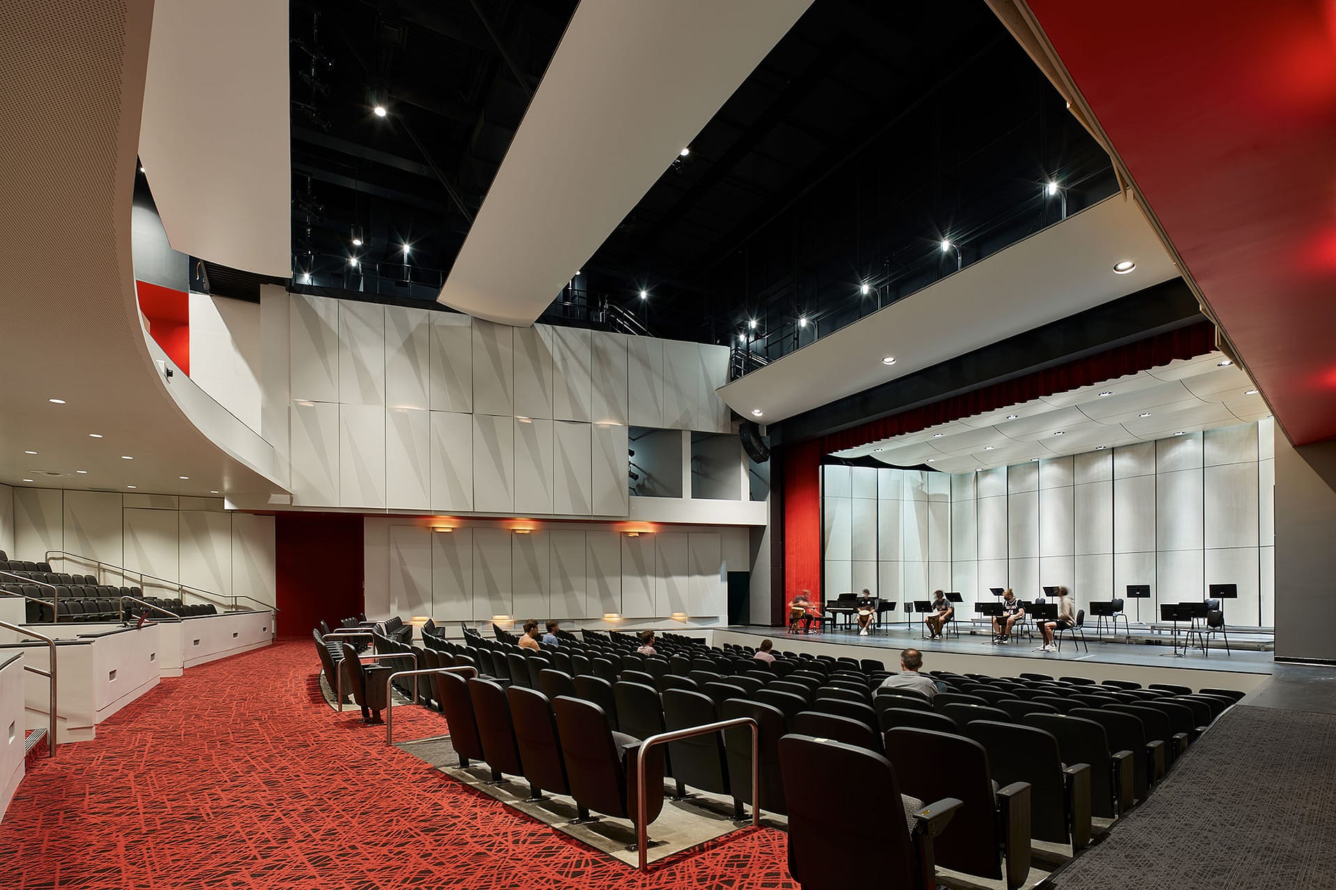 Mt Si HS S150030 05 C150030 04 N91 PAC Auditorium Side View Floor Level